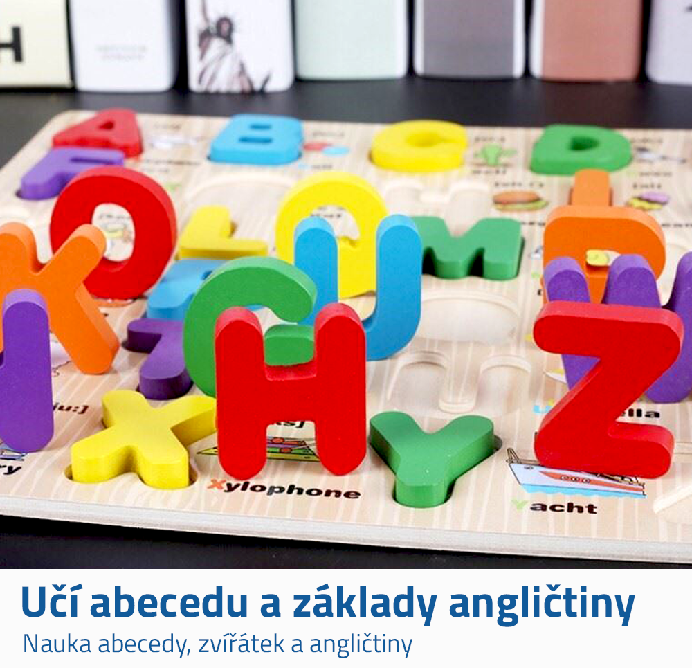 Dřevěná anglická abeceda | Nastrojan.cz - největší obchod s cestovními ...