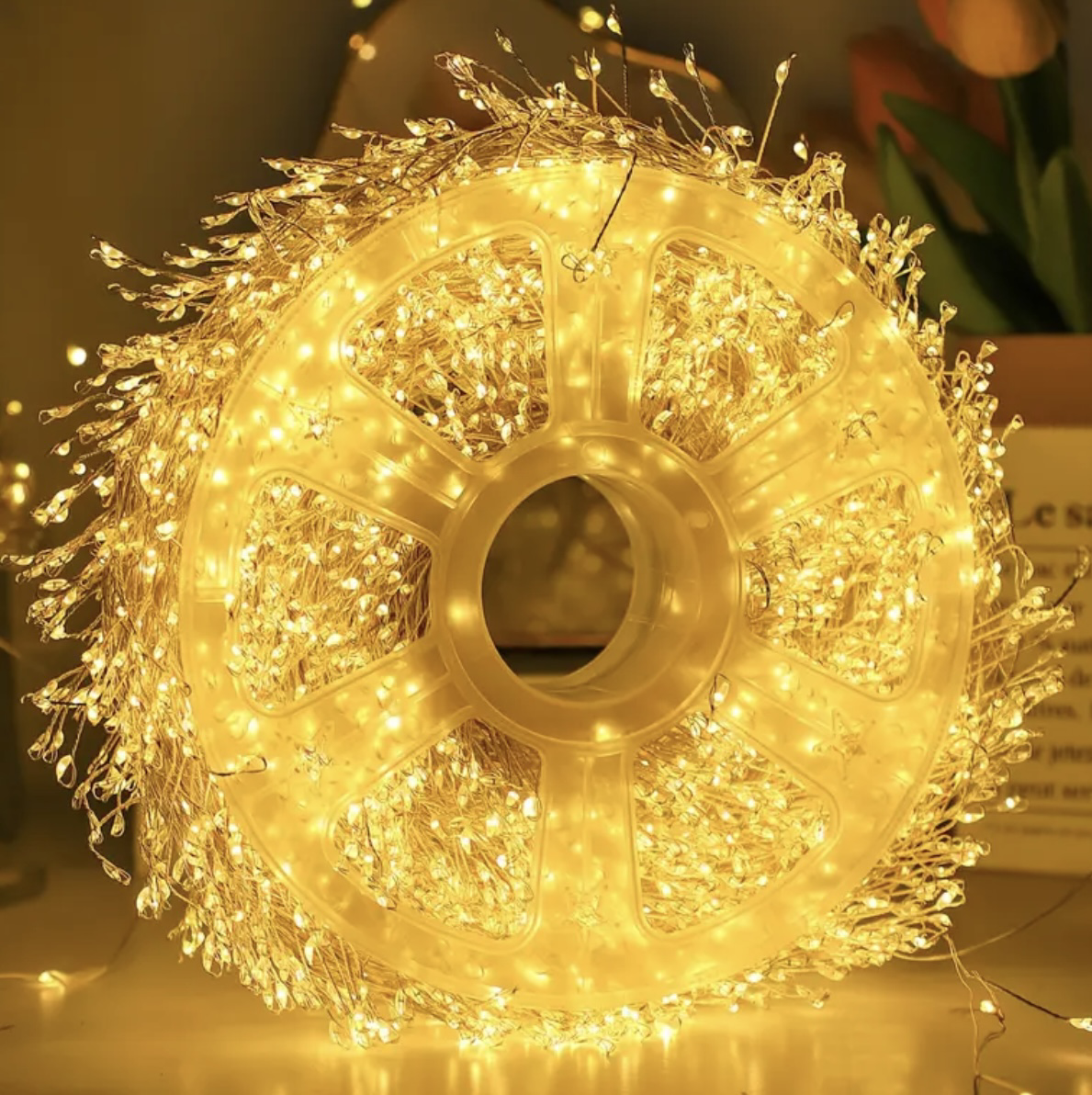 Nano LED vánoční řetěz - ježek, venkovní 1500 LED / 55 m s ovladačem ...